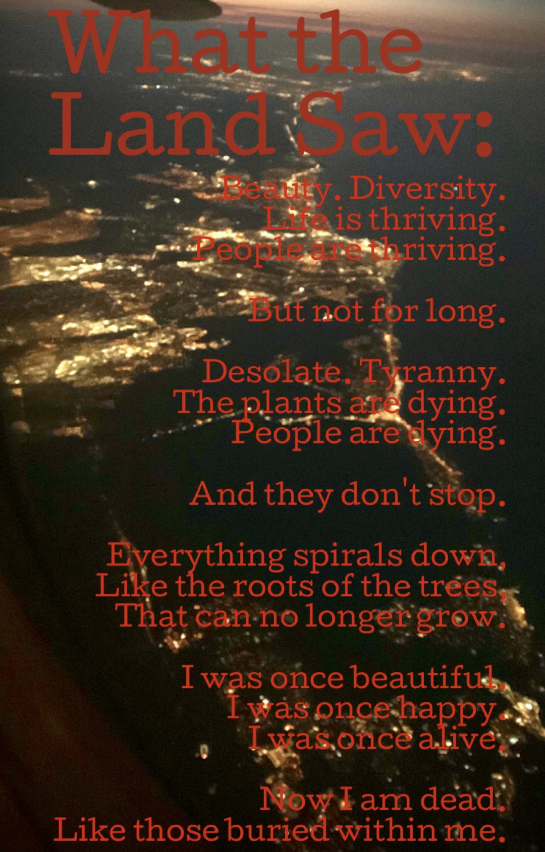 Poem: “What the Land Saw:” IMAGE – Brain Captures
